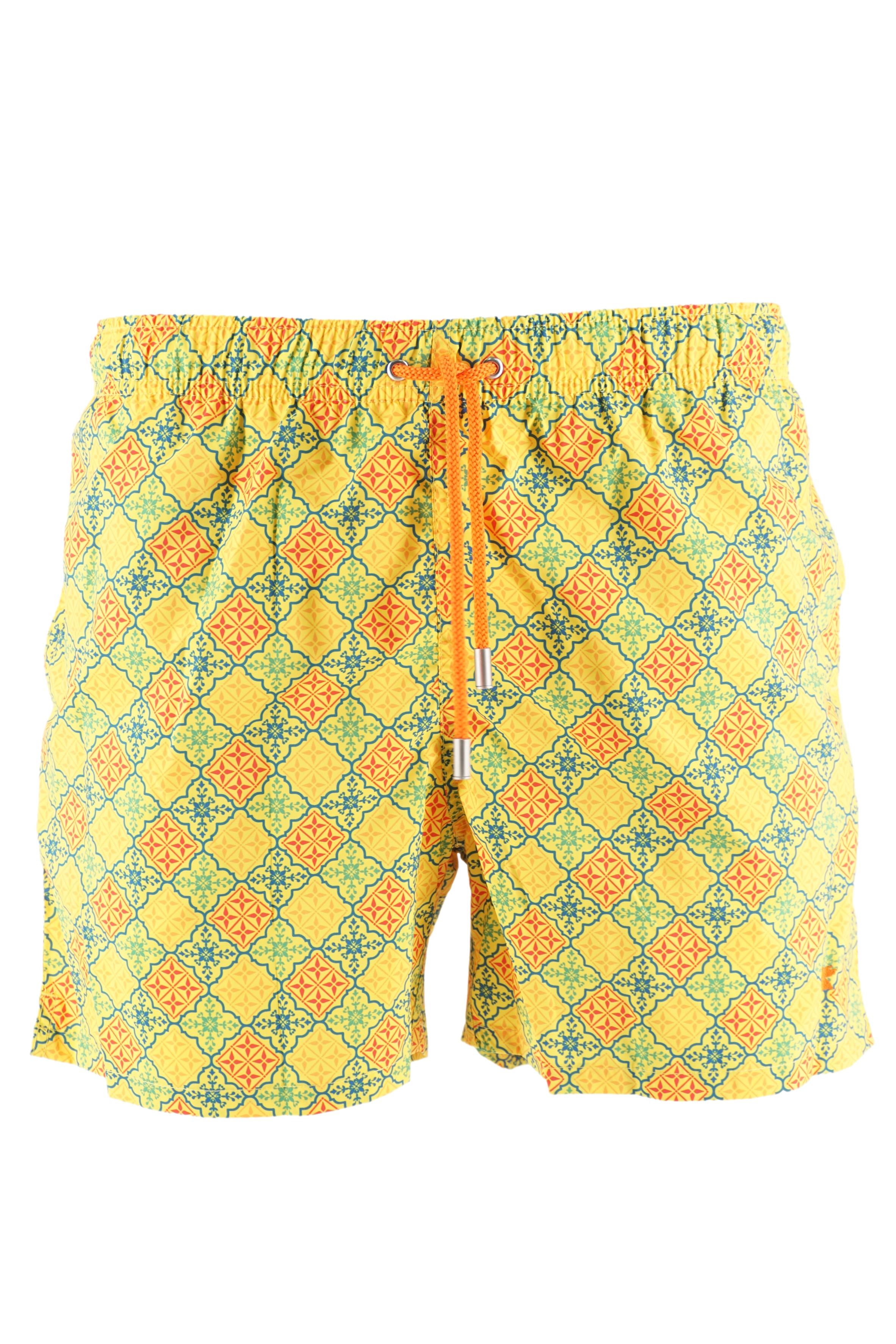 Costume da Mare con Fantasia Gallo / Giallo