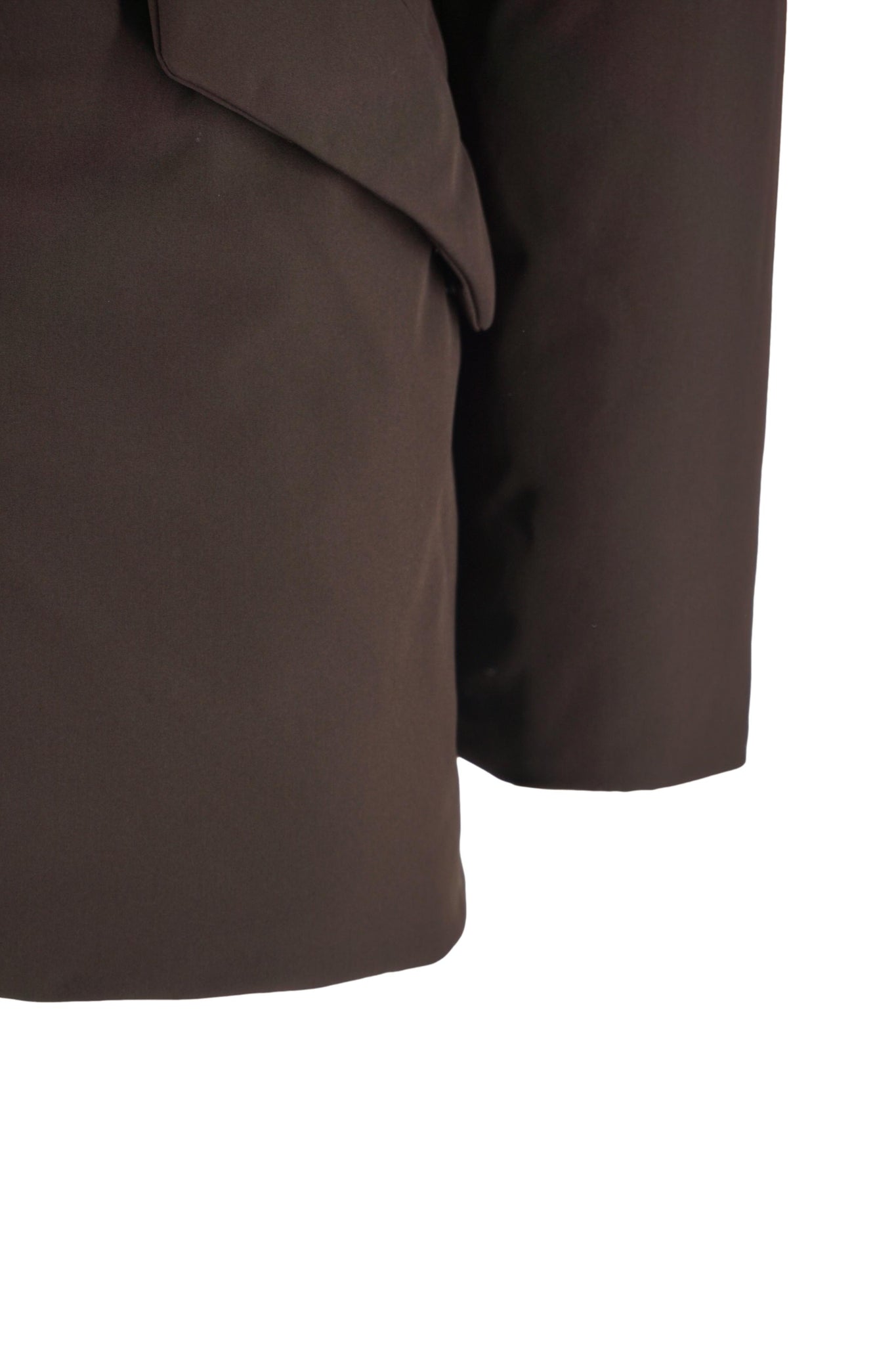 Giaccone Lungo in Softshell / Marrone