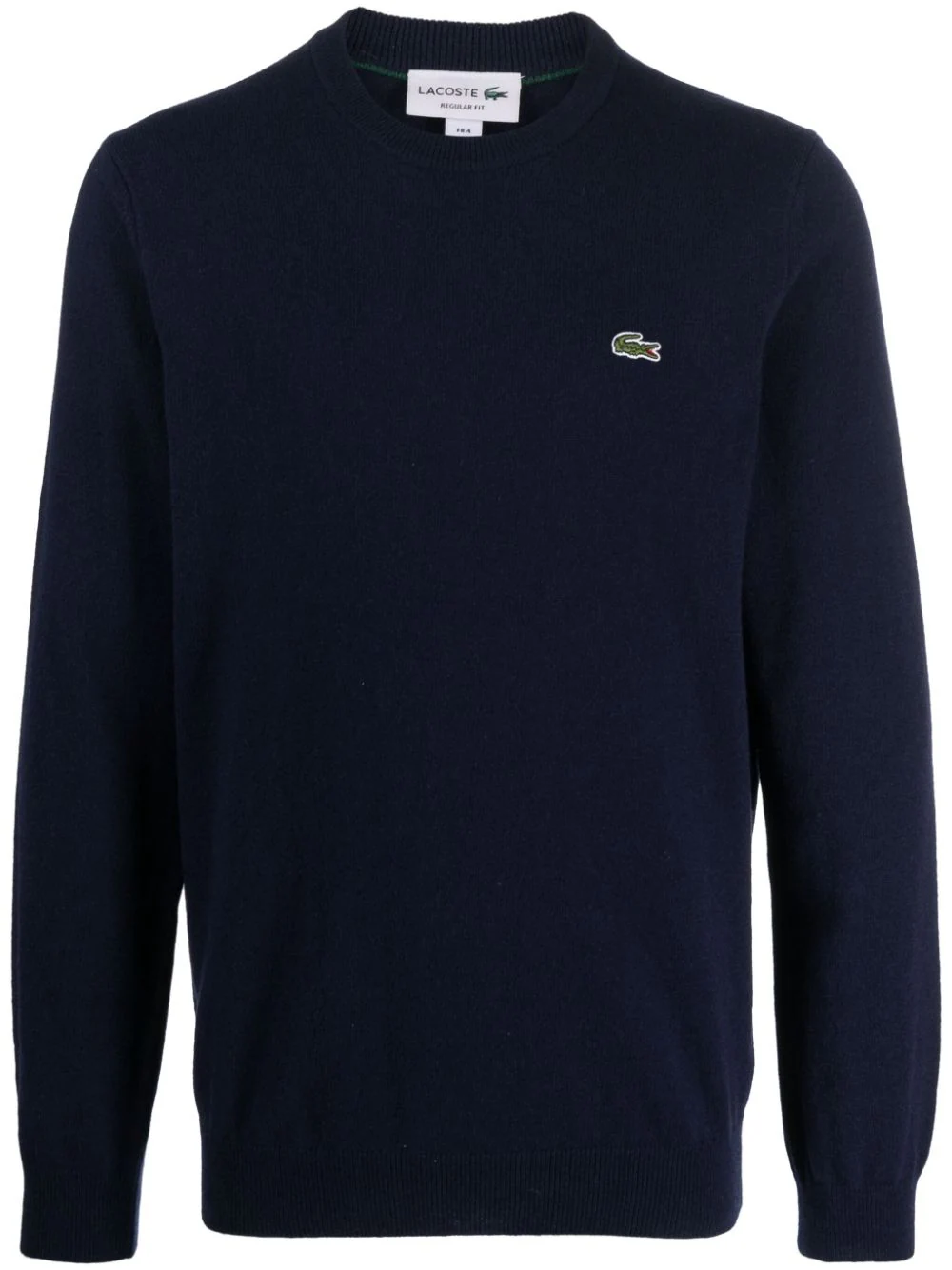 Maglia con Logo in Misto Lana / Blu