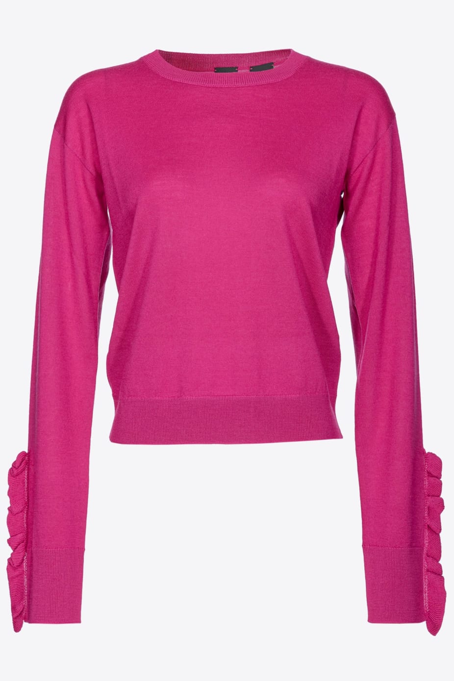 Maglia in Lana con Rouches / Viola