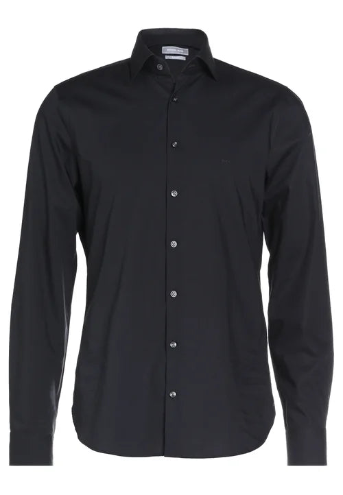 Camicia in Cotone Modern Fit / Nero